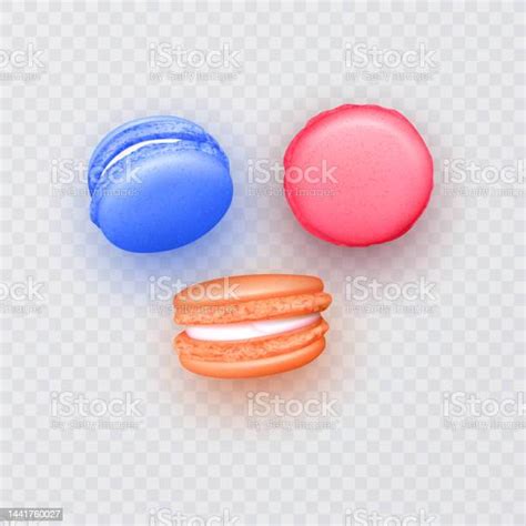 현실적인 마카롱 흰색 바탕에 달콤한 프랑스 마카롱 벡터 일러스트 레이 션 마카롱에 대한 스톡 벡터 아트 및 기타 이미지 마카롱 초콜릿 0명 Istock