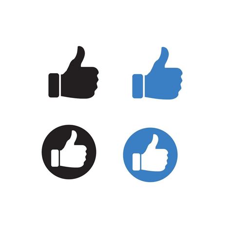 Thumb Up Vector Icon Vector Design 11914651 Vector Art At Vecteezy