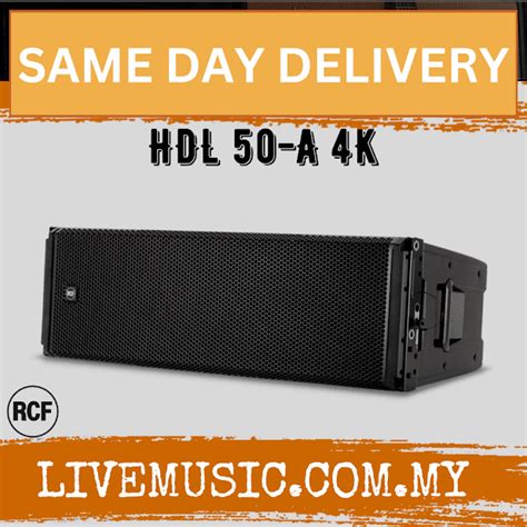 rcf hdl 50 a 4k 3 way 8000w powered line array speaker module