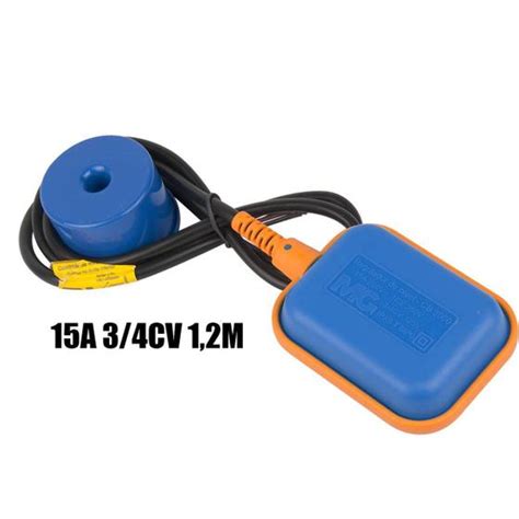 Chave Boia Elétrica Regulador De Nível 15a CB 2012 MarGirius Cabo 1 20m