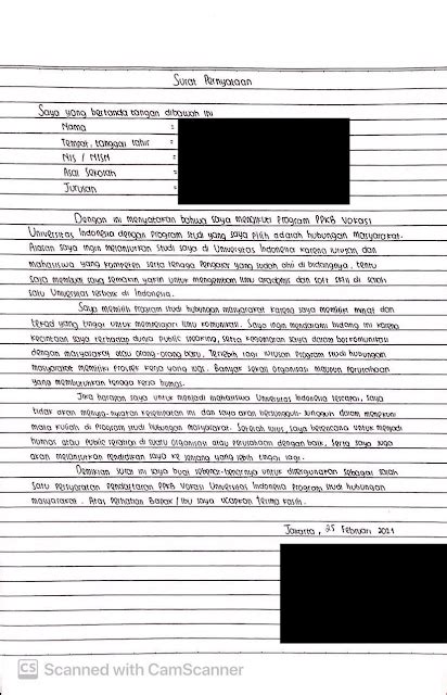 Cara Membuat Surat Pernyataan Esai Ppkb Ui Revesery