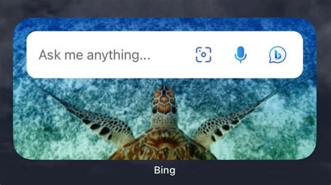 The New Bing Widget On Ios Is A Chatbot Shortcut