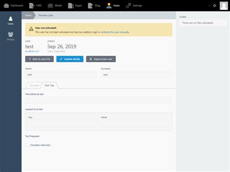 Custom Fields Expander Plugin October CMS