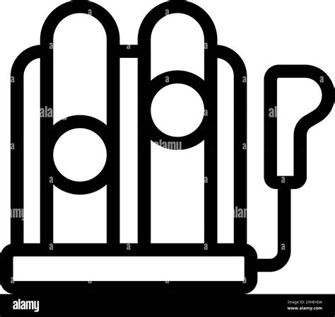 Simple Line Drawing Of An Arcade Game Machine With Three Empty Slots