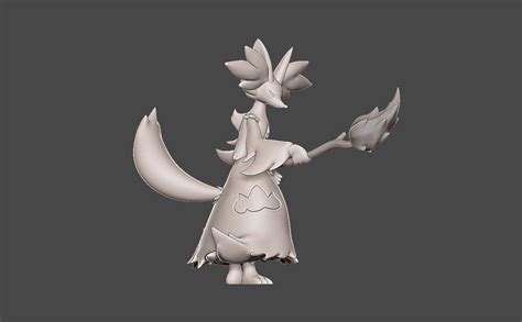 Pokemon Delphox 3d Model 3d Printable Cgtrader