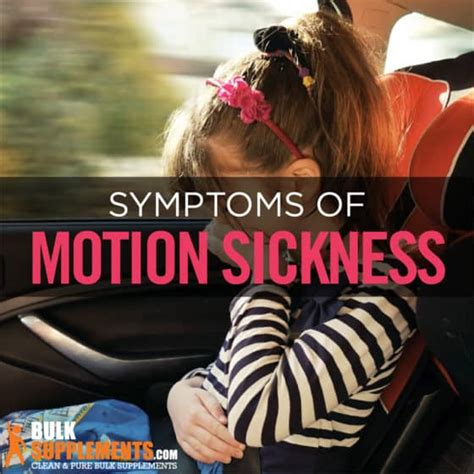 Motion Sickness Symptoms Causes Treatment
