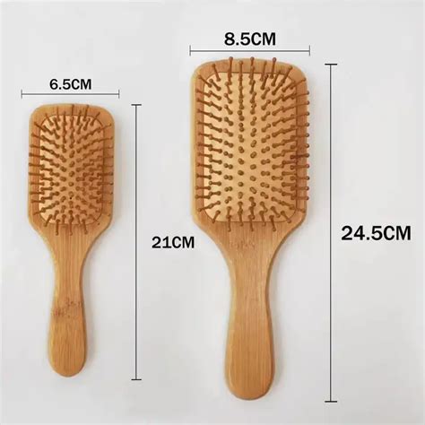 Natural Bamboo Comb Professional Hair Detangling Brush