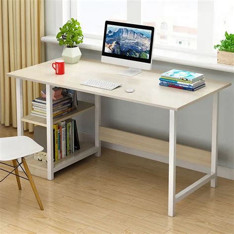 Desktop Table Black Computer Desk Home Office Table Pc Furniture Work
