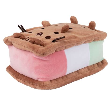 Pusheen Ice Cream Neapolitan Sandwich