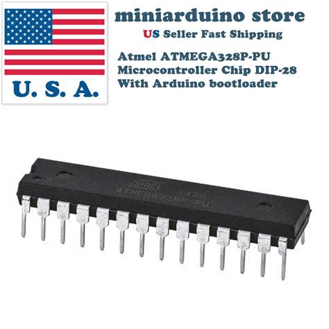 2x atmel atmega 328p pu et 2x du socle equipement électrique d essai