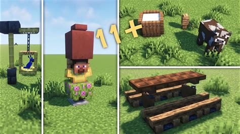 11 Minecraft Mini Build Ideas 120💡 Try It Now Youtube