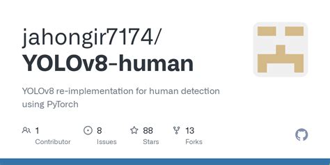 Issues · Jahongir7174yolov8 Human · Github