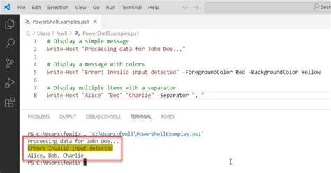 PowerShell Write Host Vs Out Host