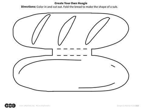 Pennsylvania Create Your Own Hoagie Art Sphere Inc