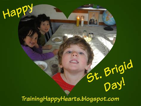 Training Happy Hearts Celebrate St Brigid With Simple Stories And Notebooking