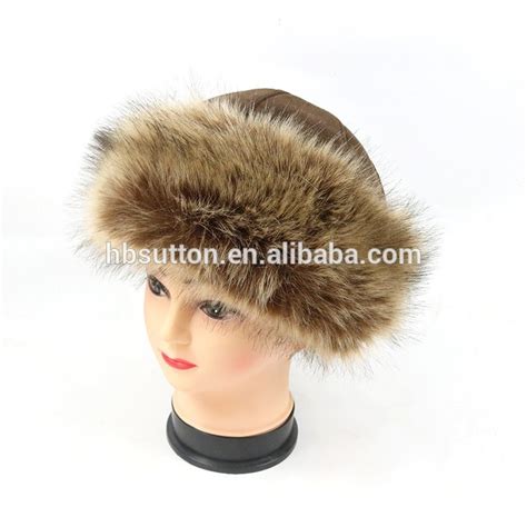 Genuine Sheepskin Skin Fur Ushanka Cap Custom Trapper Hat High Quality
