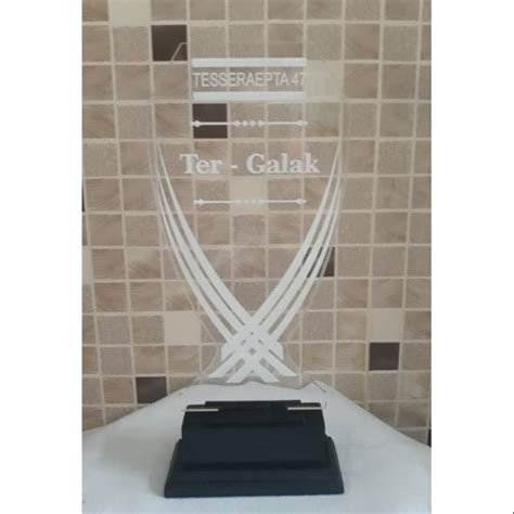 Jual Tropi Piala Akrilik Acrylic Grafir Engrave Shopee Indonesia