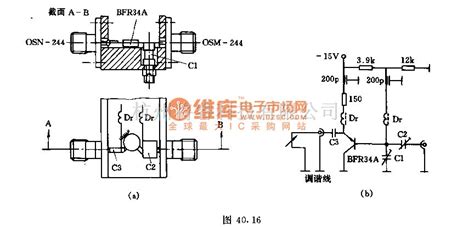 射频放大器中的4ghz振荡器电路 将睿