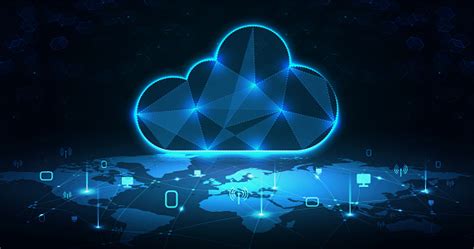 3d Cloud Background For Cloud Computing In Vector Format Transferring A Lot Of Information To