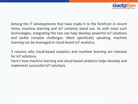 Cloud Based Iot Analytics And Machine Learning Ppt
