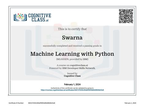 swarna mani on linkedin machinelearning python ai ibm cognitiveclass datascience…
