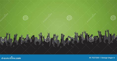 Cheering Crowd 12 Stock Vector Illustration Of Event 7537250