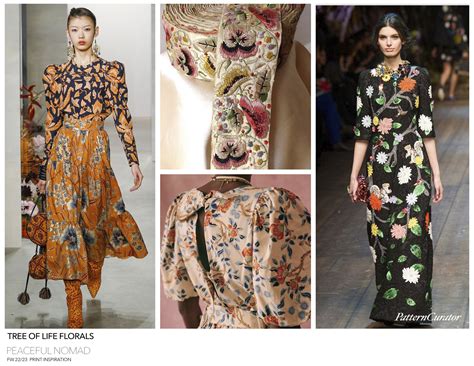 Pattern Curator Trend Service TREE OF LIFE FLORALS