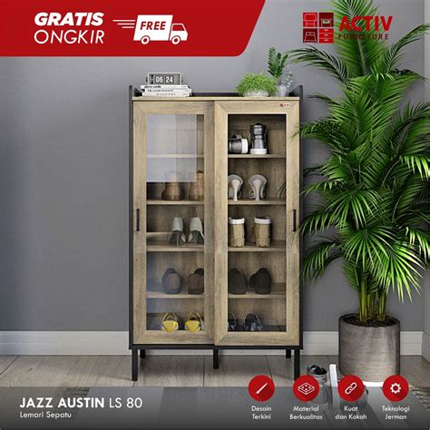 Jual Activ Lemari Sepatu Minimalis Rak Sepatu JAZZ AUSTIN LS 80