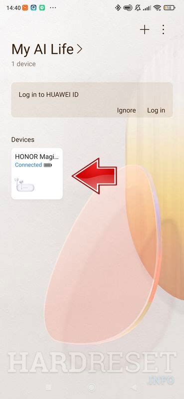 Pair With App HONOR Magic Earbuds How To HardReset Info
