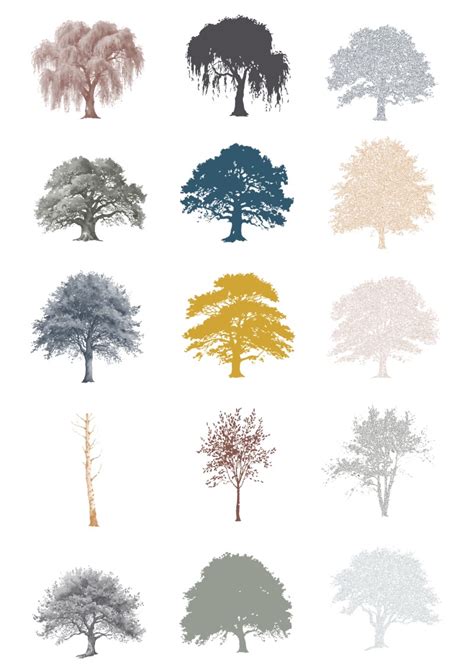 Free Trees In Elevation Illustration Download