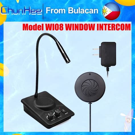Chunhee Window Intercom Wireless Two Way Speaker Mic Microphone And Dual Way Wi Lazada PH