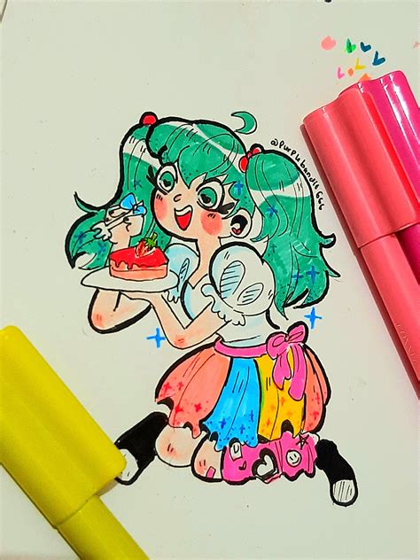 Wip Birthday Miku By Purplebandit666 On Deviantart