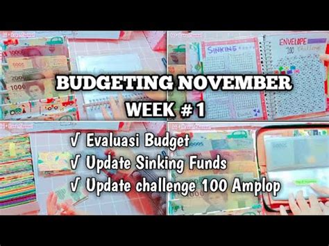 Budgeting November Week 1 CARA MENGATUR KEUANGAN RUMAH TANGGA YouTube