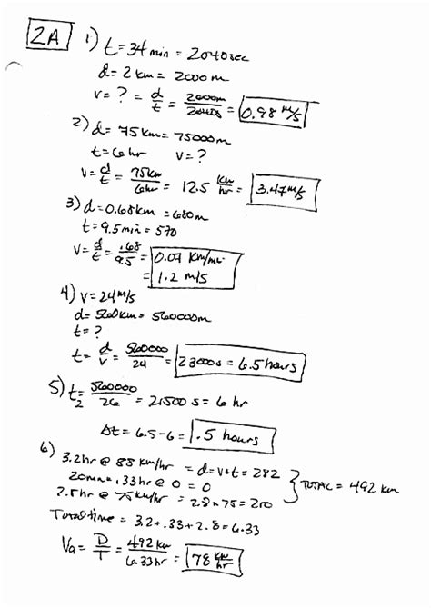 50 Kinematics Worksheet With Answers Chessmuseum Template Library
