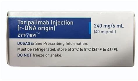 Zytorvi Toripalimab 240mg Injection At ₹ 112500 Box Cancer Injection