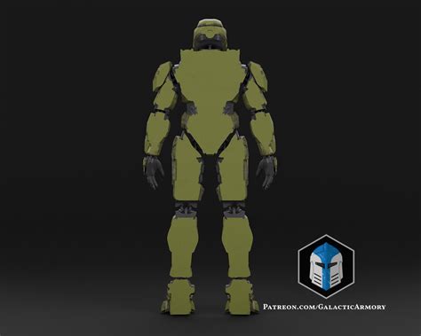 Print In Place Articulated Master Chief Doll 3d Print Files Galactic Armory