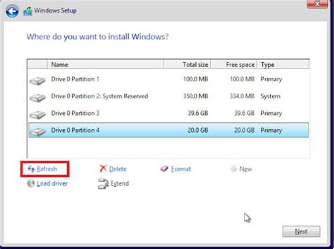 Lỗi Windows Cannot Be Installed To This Disk The Selected Disk Has An