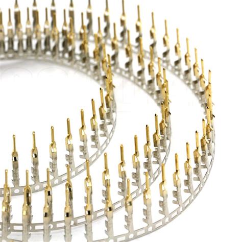 Gold Plated Fan Connector Pins Male Moddiy