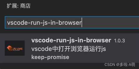 Vscode中运行jsvscode Run Js Csdn博客