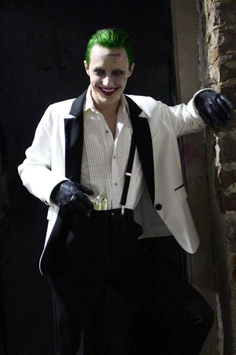 Self Jared Leto Joker Cosplay Check Out H3 Who Laughs On
