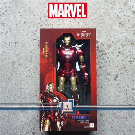 Jual ZD Toys Iron Man Mark 3 LED Ironman MK III 1 5 14 Inch Not Hot