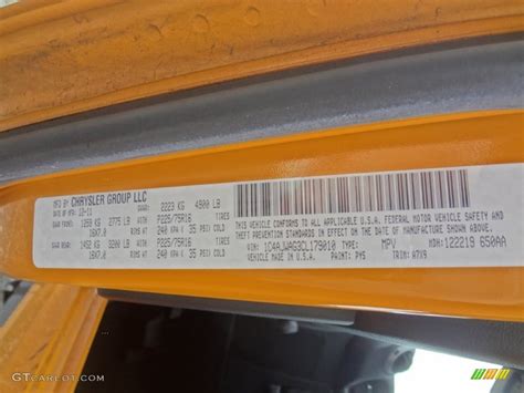 2012 Jeep Wrangler Sport 4x4 Color Code Photos