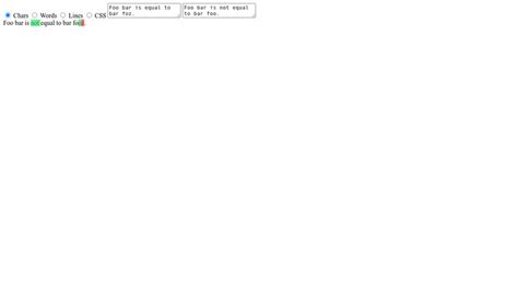 Demo Module Jsdiff