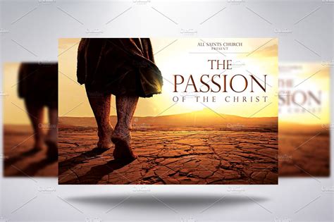 The Passion Of The Christ Flyer Templates ~ Creative Market