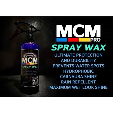 Mcm Pro Spray Wax 500ml Lazada Ph