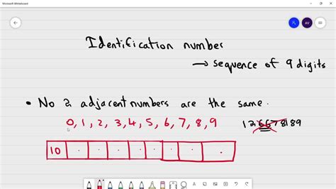 solved certain identification number a sequence of nine digits a
