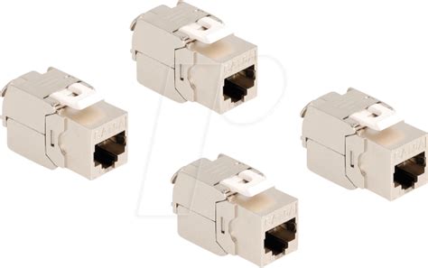 Delock Module Keystone Cat 6a Rj45 Fem Lsa Stp 4 Pièces Modules