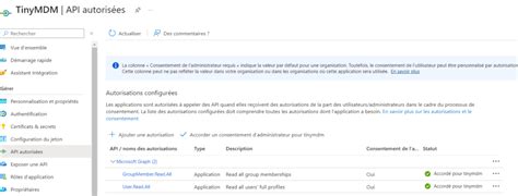 Synchroniser Ses Utilisateurs Tinymdm Avec Microsoft Azure