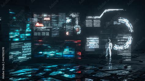 Sci Fi Data Information Stock Illustration Adobe Stock