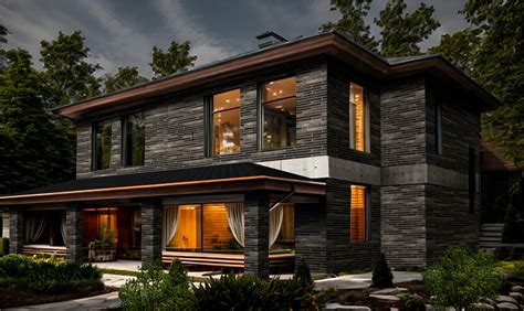 Архитектурные проекты домов с фасадом из кирпича — купить по низкой ...